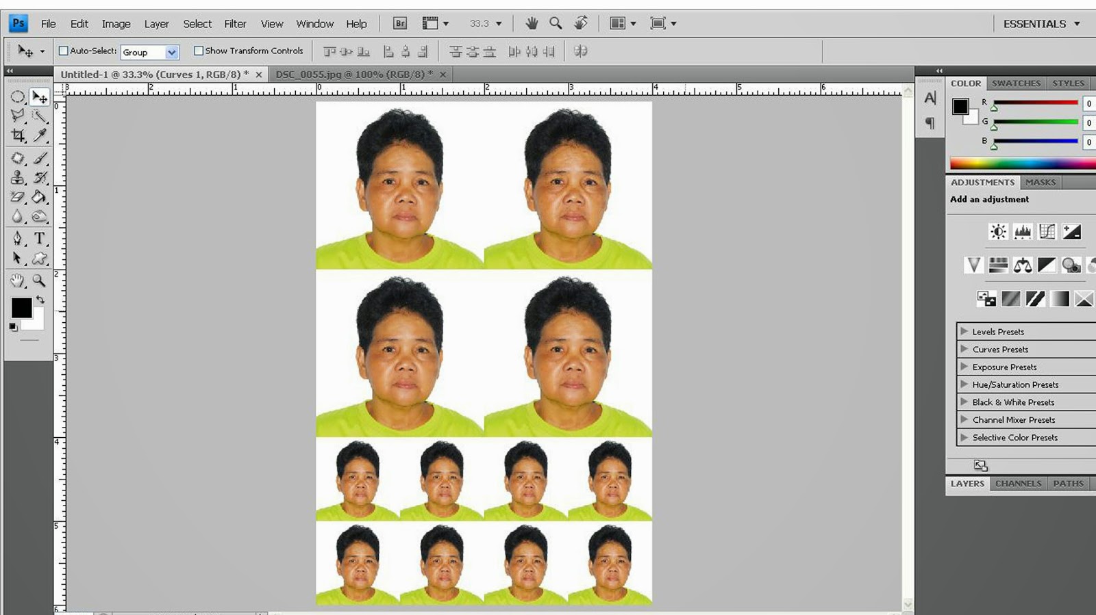 Pixie Pimi : Photography: 5 minutes 2x2 ID Tutorial using adobe ...