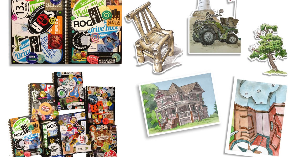 Urban Sketchers Seattle: Stickers, Sketchbooks, Kickstarter