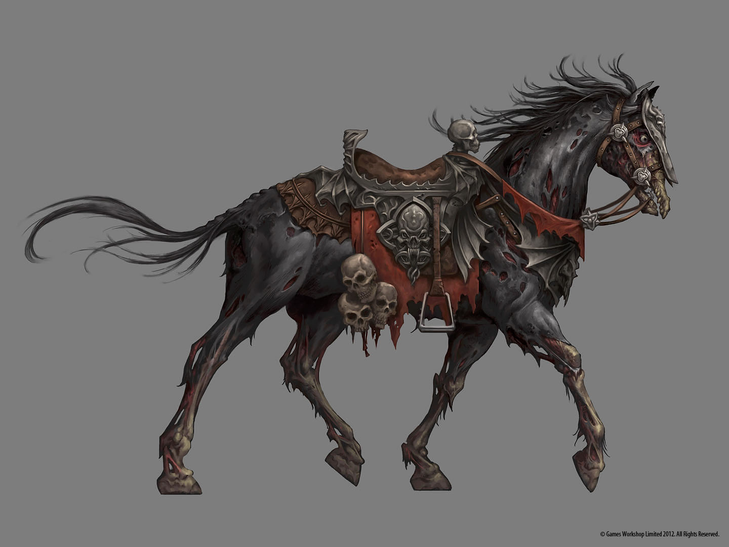 THE ART OF JIM NELSON: Vampire Counts Barding Concepts