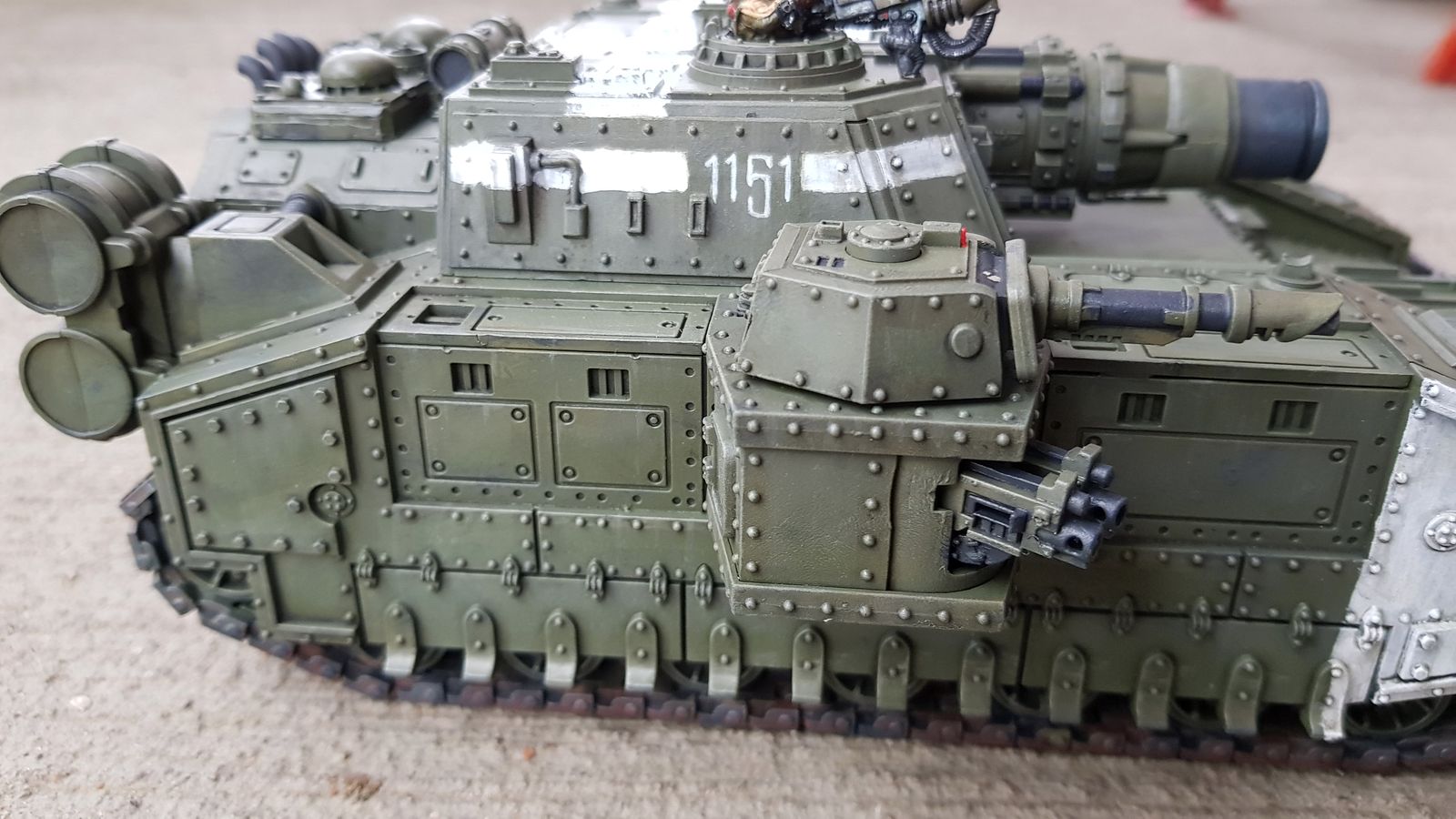 Kampfgruppe Engel: Stormsword superheavy siege tank, work in progress ...