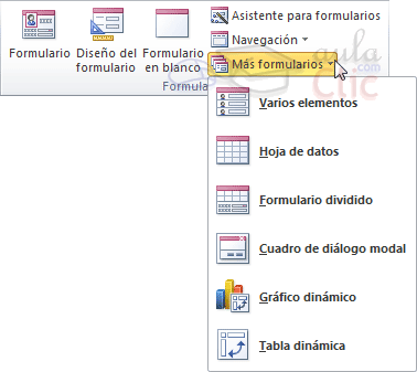 MICROSOFT ACCESS: LOS FORMULARIOS