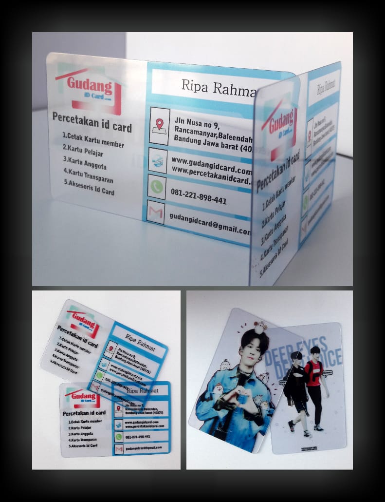 Cetak Kartu Transparan ~ Cetak Id Card