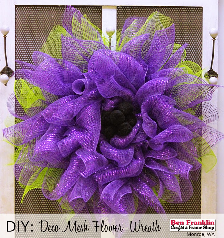How To Make A Flower Wreath With Mesh at Bruce Brennan blog