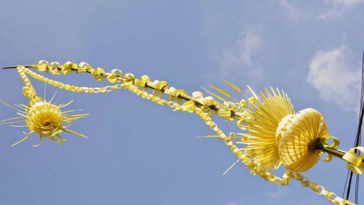 kerajinan tangan dari janur daun kelapa - Elinotes - Review By Eli Setiawan