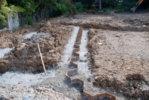Modern House Build In Surrey: Day 36 - Concrete blinding