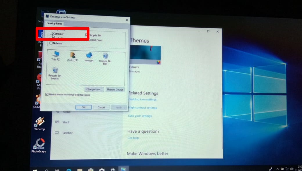 Cara Menampilkan Icon This PC di Desktop pada Windows 10 beserta ...