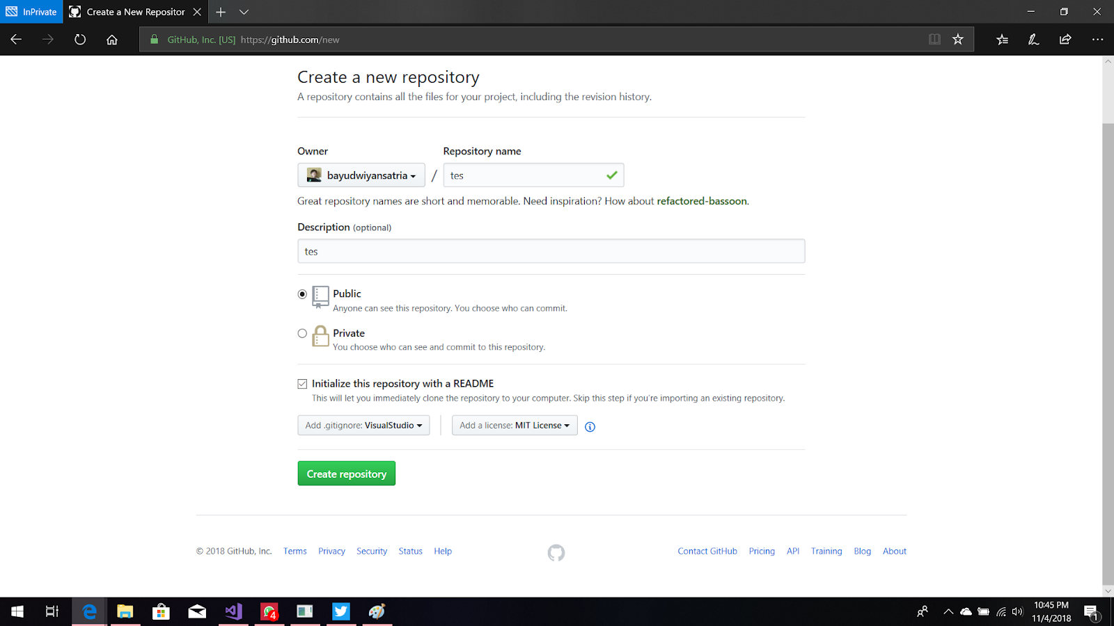 How to make a Github repository? - Bayu Dwiyan Satria