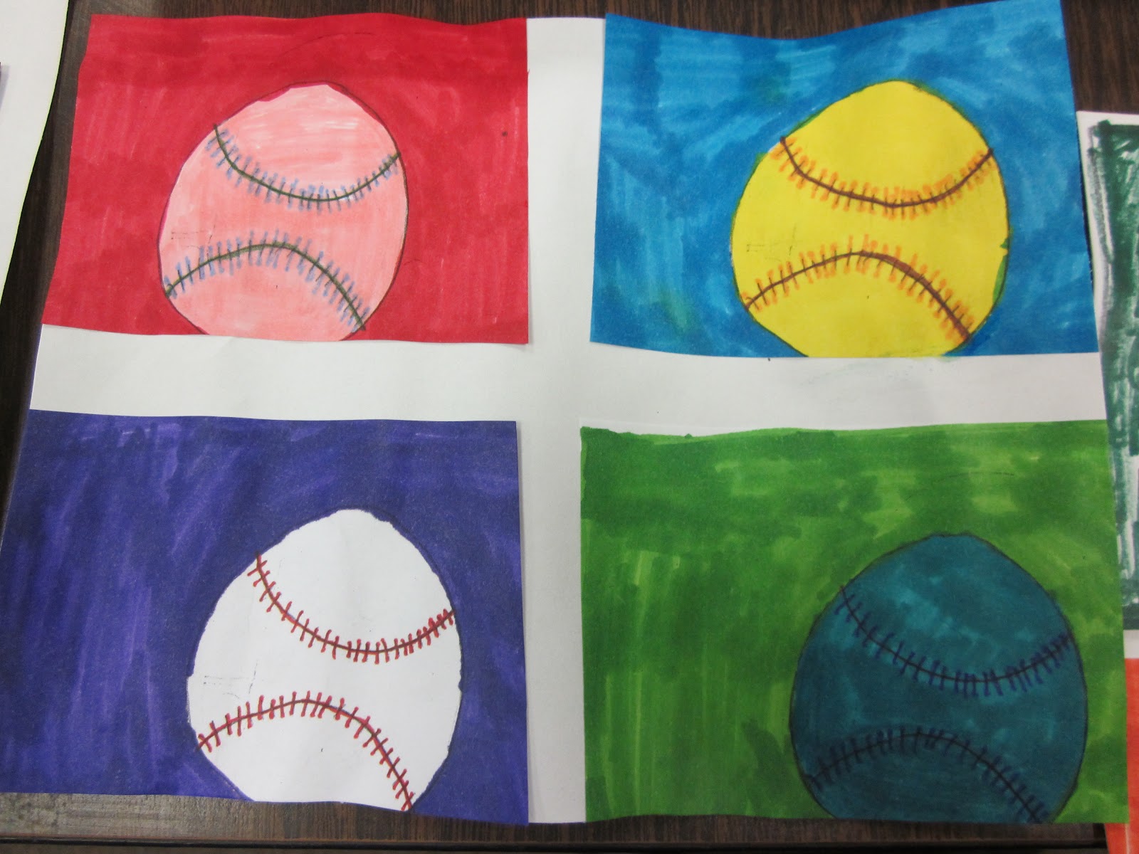 The Lenkerville Art Room: Wednesday Works - 7 Nov - 5th grade POP art