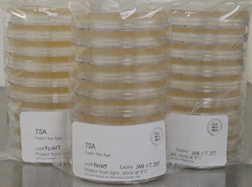 PHARMACEUTICAL MICROBIOLOGY: Trypticase Soy Agar (TSA) Plate