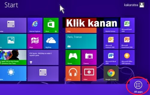 Menampilkan All Menu Programs di Windows 8 | Fahmi Uye-Uye
