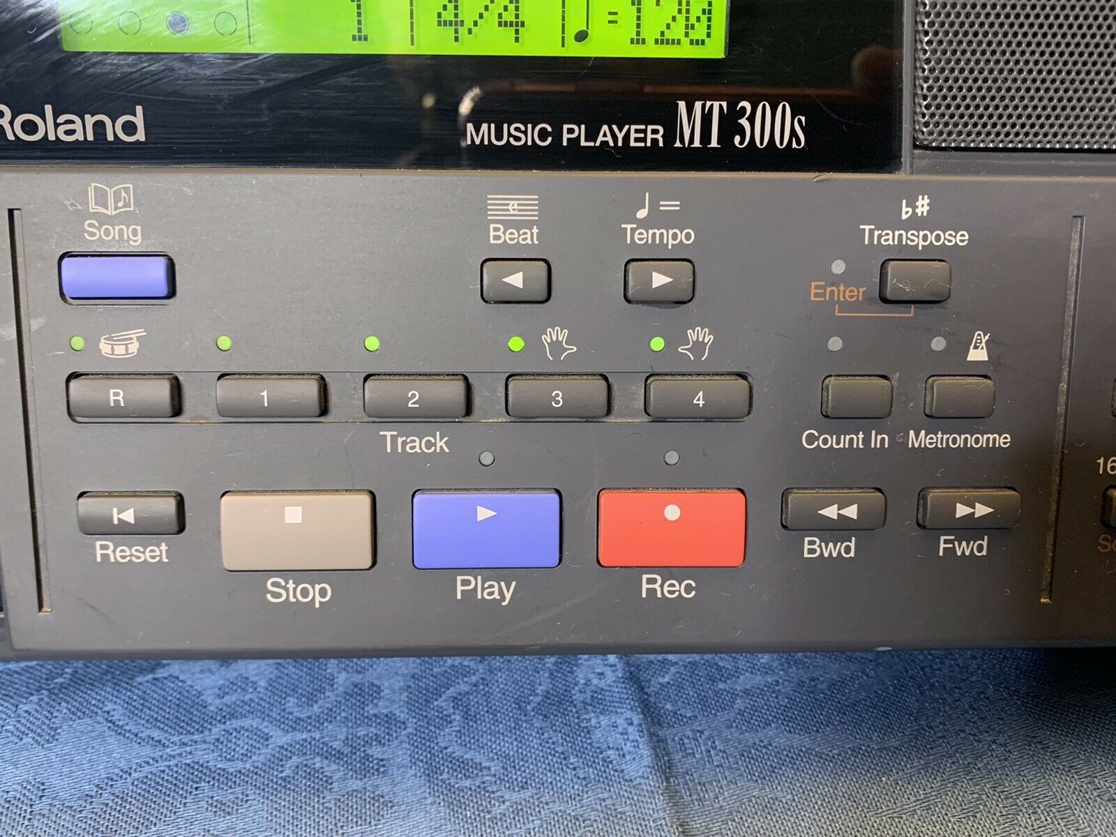 MATRIXSYNTH: Roland Boom Box Style Music Player MT 300S MIDI Recorder ...