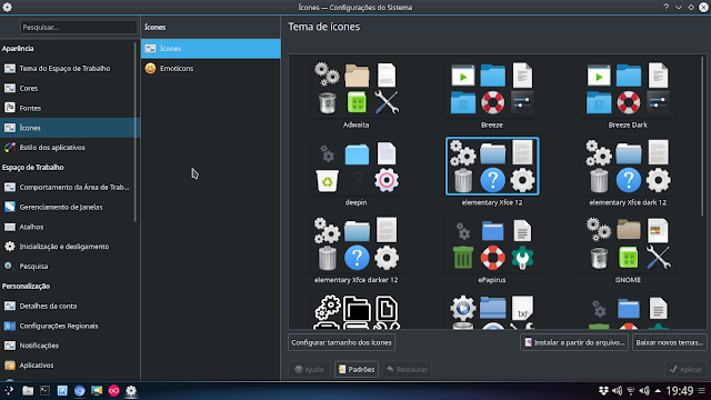 elementary-xfce-icon-theme 0,13 não está agradando.