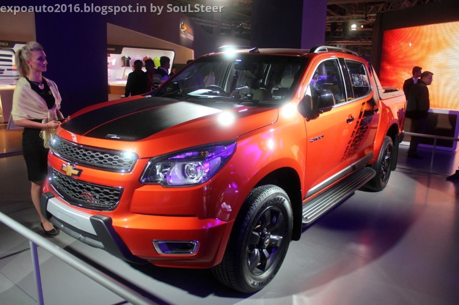 Auto Expo 2016 by SouLSteer: Orange Chevrolet Colorado High Country 2.8 ...