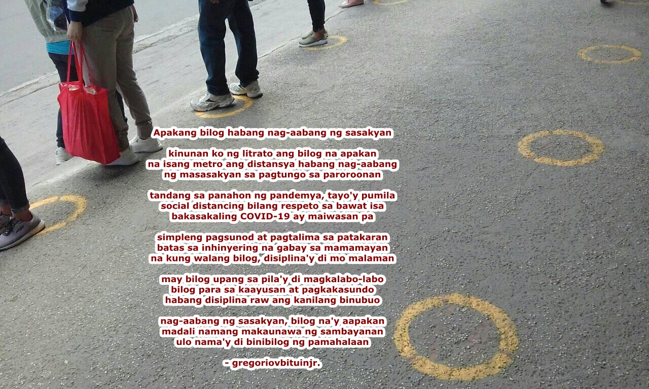 Barungbarong: Apakang bilog habang nag-aabang ng sasakyan Barungbarong: Apakang bilog habang nag-aabang ng sasakyan