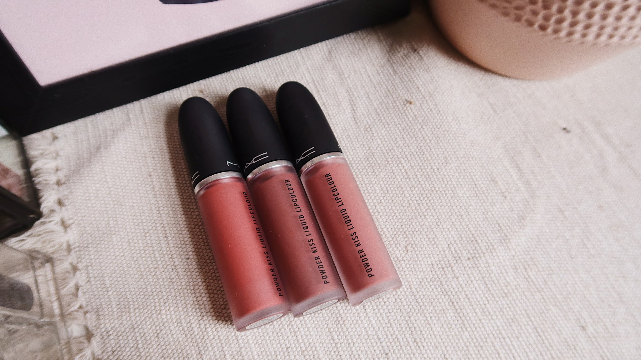 MAC Powder Kiss Nude Liquid Lip Trio Review — Giselle Arianne