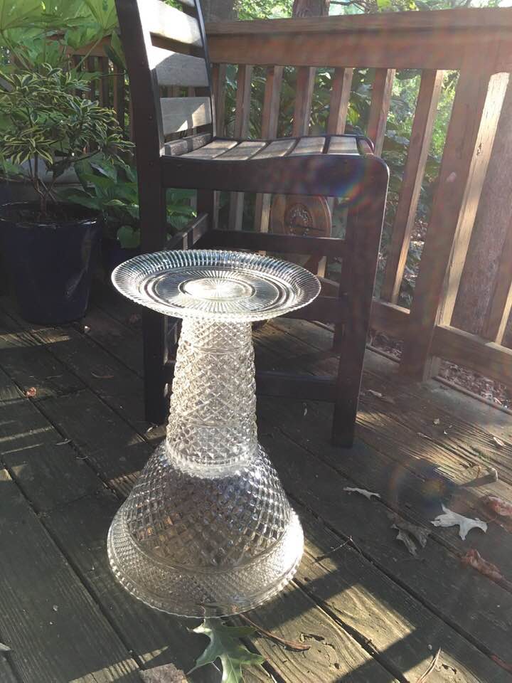 WashingtonGardener: DIY: Glass Garden Totems and Art Towers