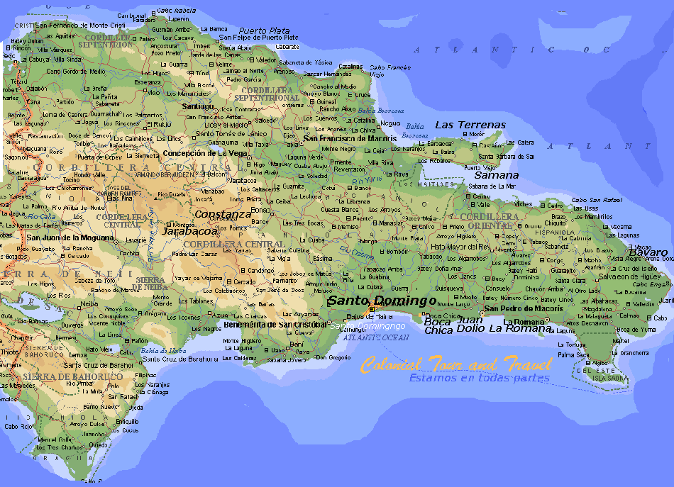 MAPAS DE: República Dominicana