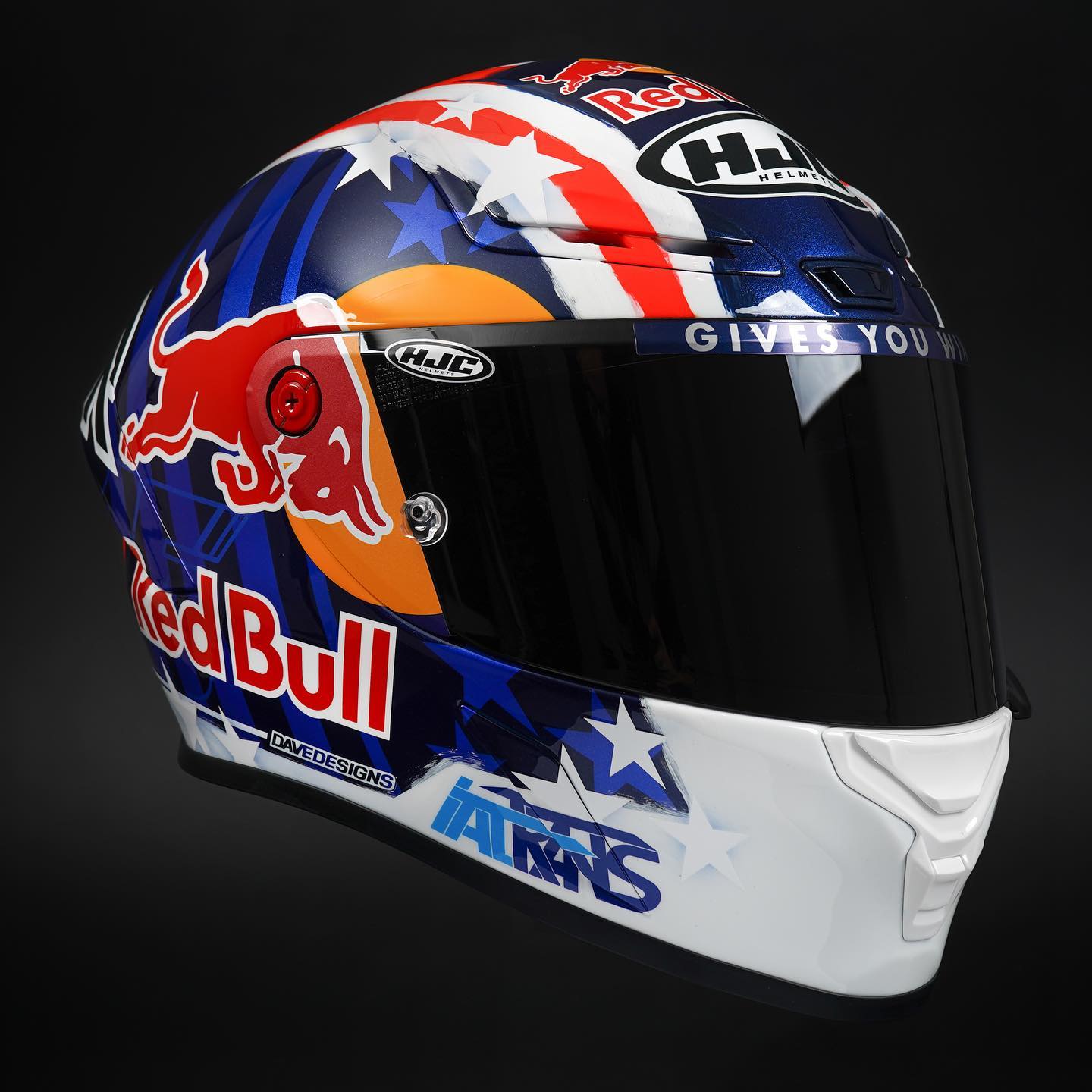 Racing Helmets Garage: HJC RPHA1 J.Roberts 2021 by Dave Designs