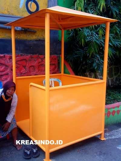 Pos Satpam Besi Portable Minimalis Dengan Harga Terjangkau dan Kualitas ...
