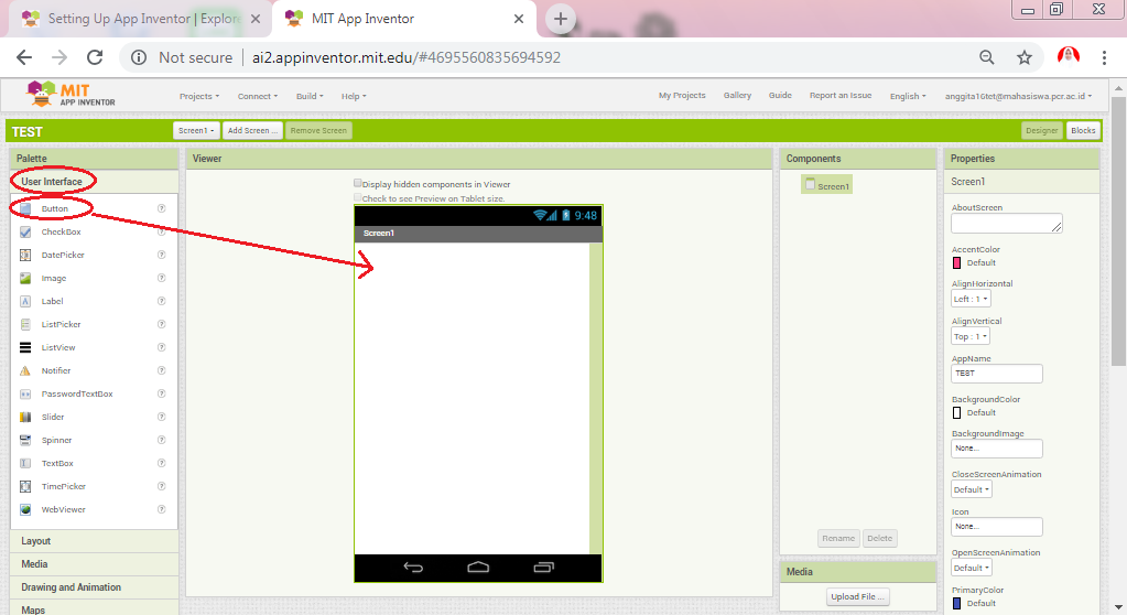 Tutorial Menggunakan Mit App Inventor Dan Menghubungkannya Ke Smartphone Android Anggita