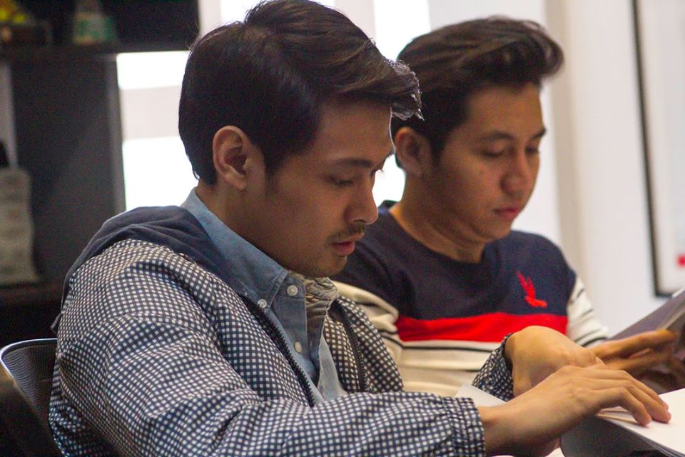 swordshines10: don gordon bell photographs the cast reading of PALAWAN ...