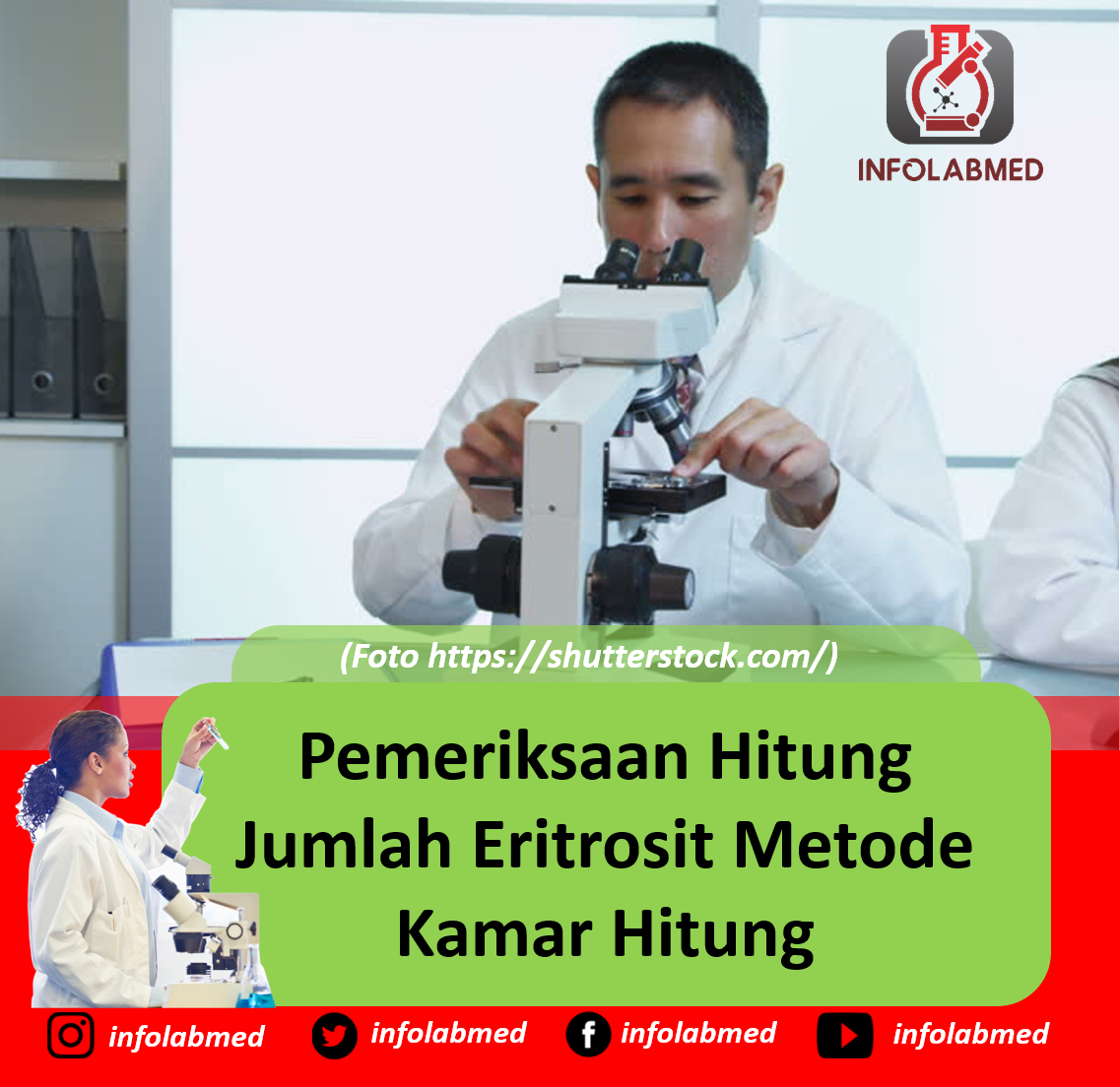 Pemeriksaan Hitung Jumlah Eritrosit Metode Kamar Hitung Pemeriksaan Hitung Jumlah Eritrosit Metode Kamar Hitung