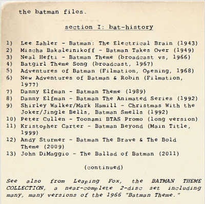 the sphinx: the batman files - disc 1 (Leaping Fox)