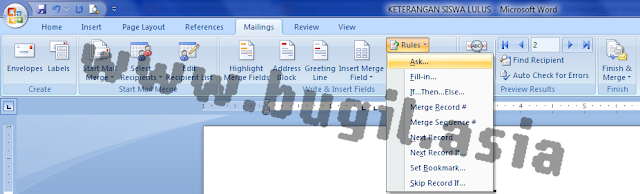 Fungsi Perintah Dalam Word ~ ReMatrix