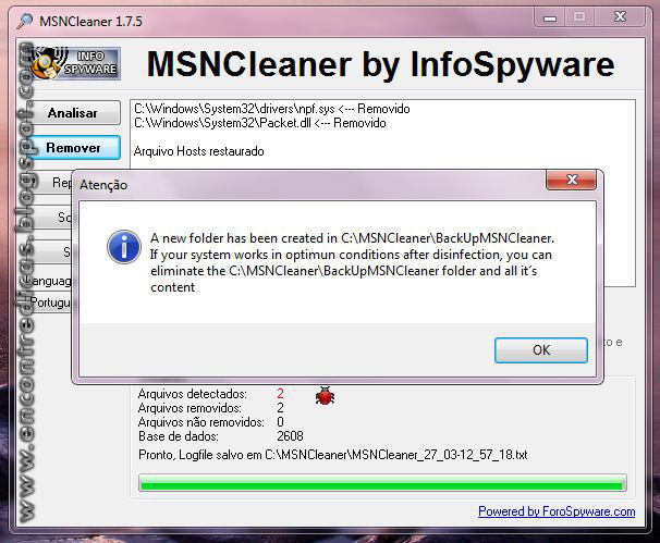 Encontre Dicas: MSN Cleaner sem vírus no messenger