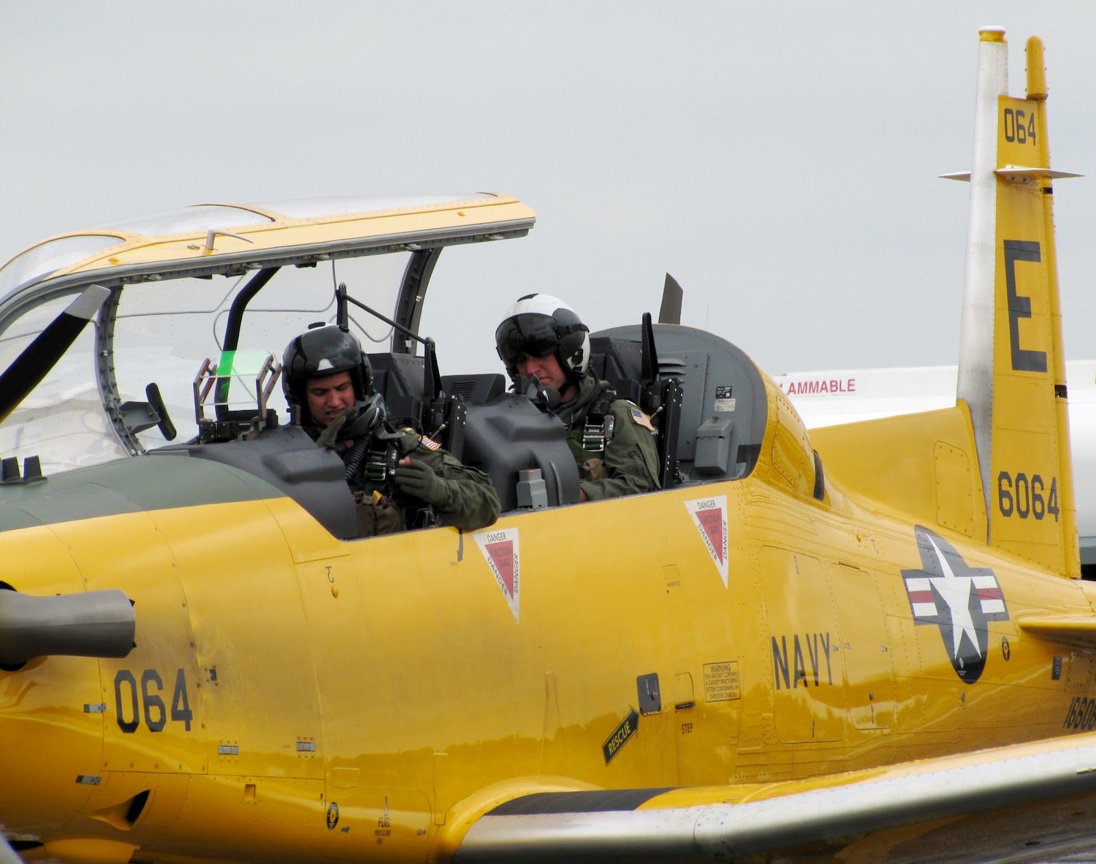 The Aero Experience: U.S. Navy T-6B Texan II "Yellow Peril" Departs St ...