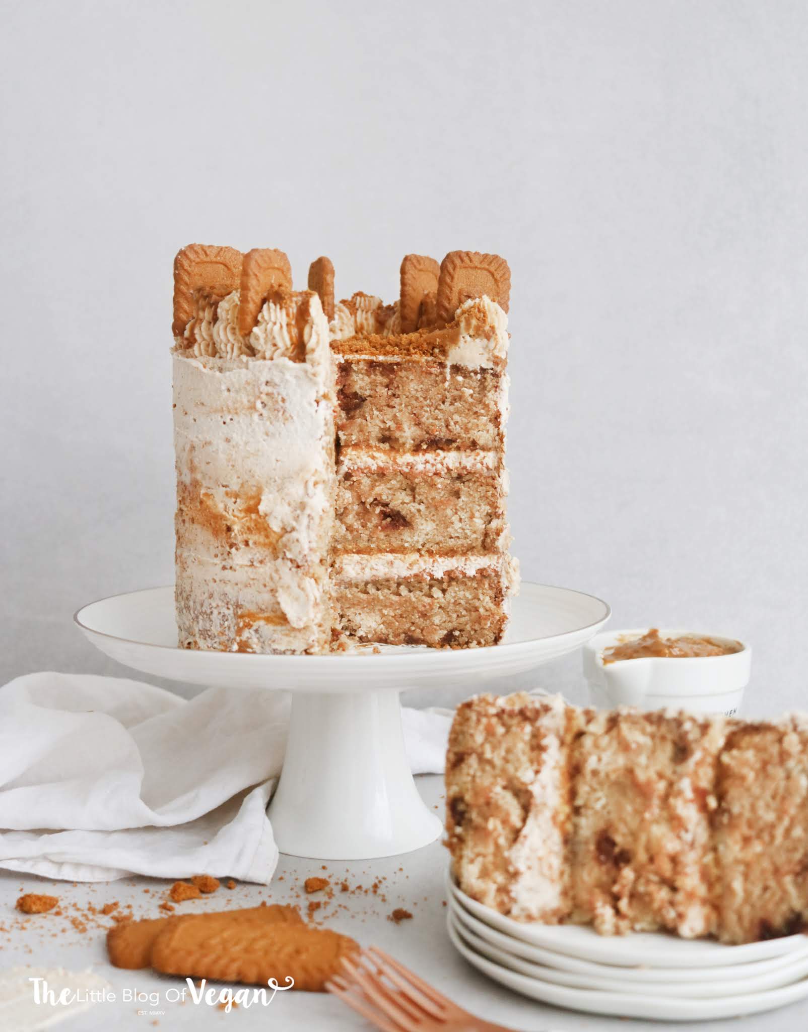 Ultimate Biscoff cake recipe - The Little Blog Of Vegan
