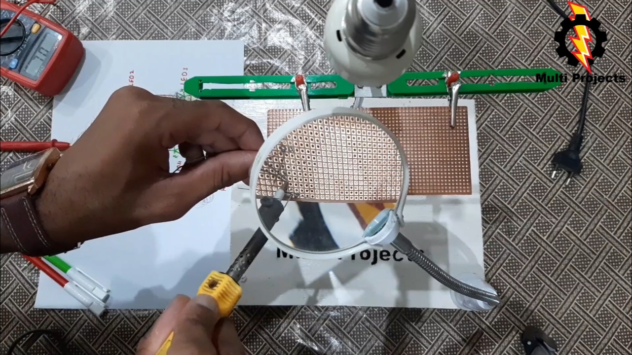 Multi Projects : Zero watt LED bulb manufacturing