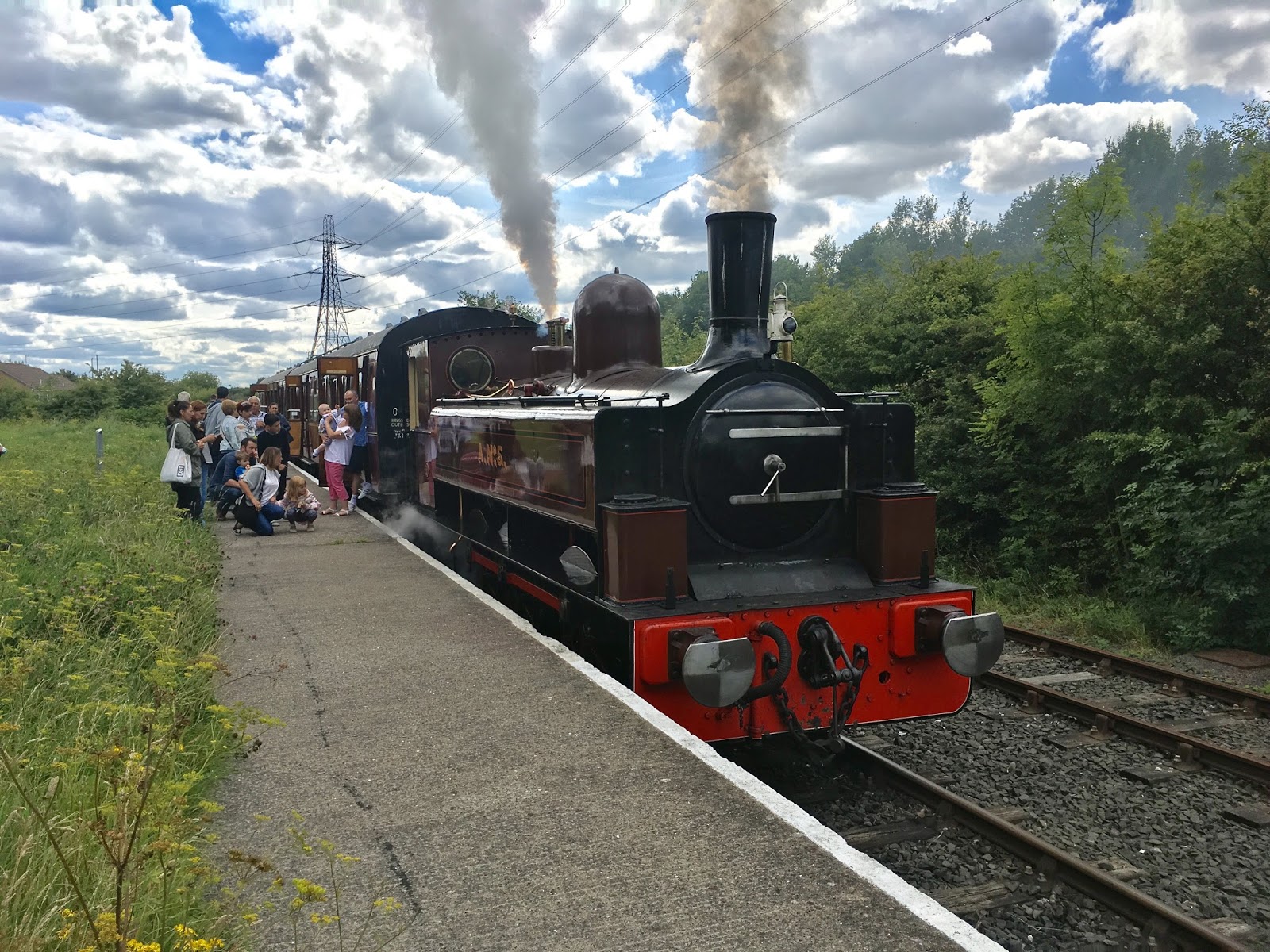 North Tyneside Steam Railway: A.No.5 at Percy Main