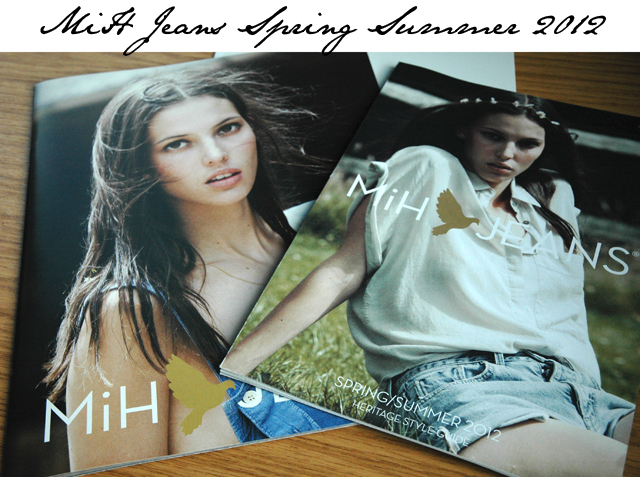 MiH Jeans Spring Summer 2012 Press Preview - Emily Jane Johnston