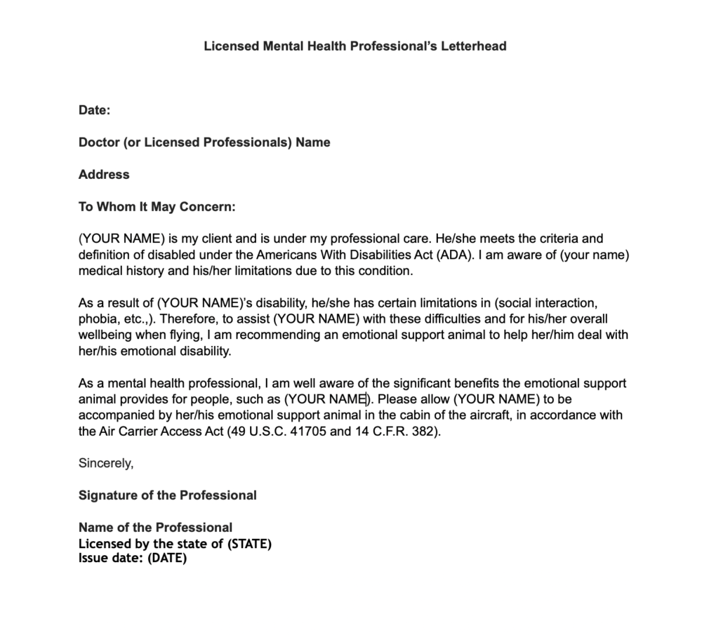 Service Dog Letter Template Resume Letter Service Dog Letter Template Resume Letter