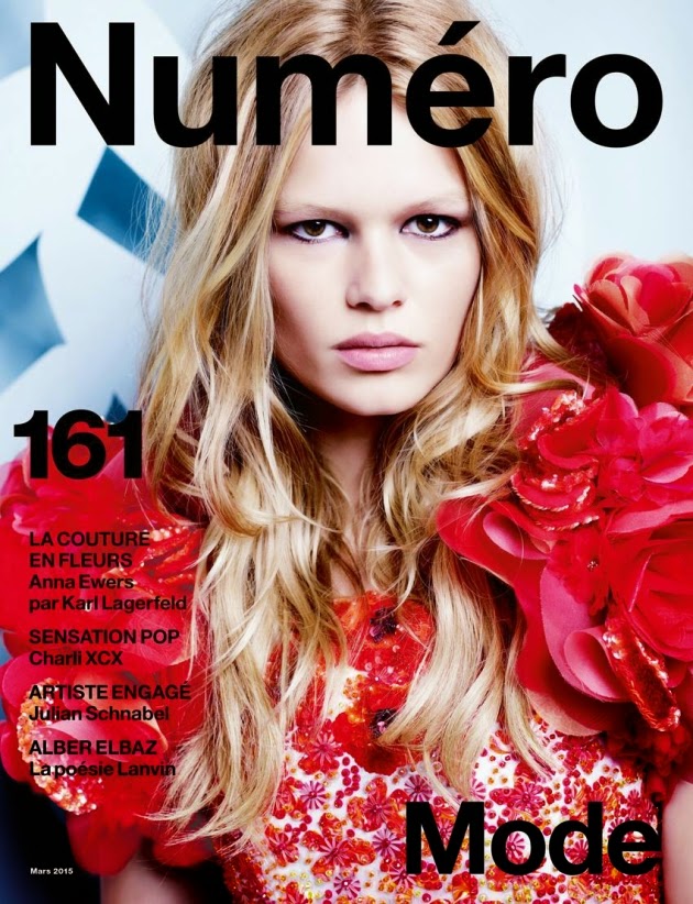 Smartologie: Anna Ewers for Numero Magazine March 2015