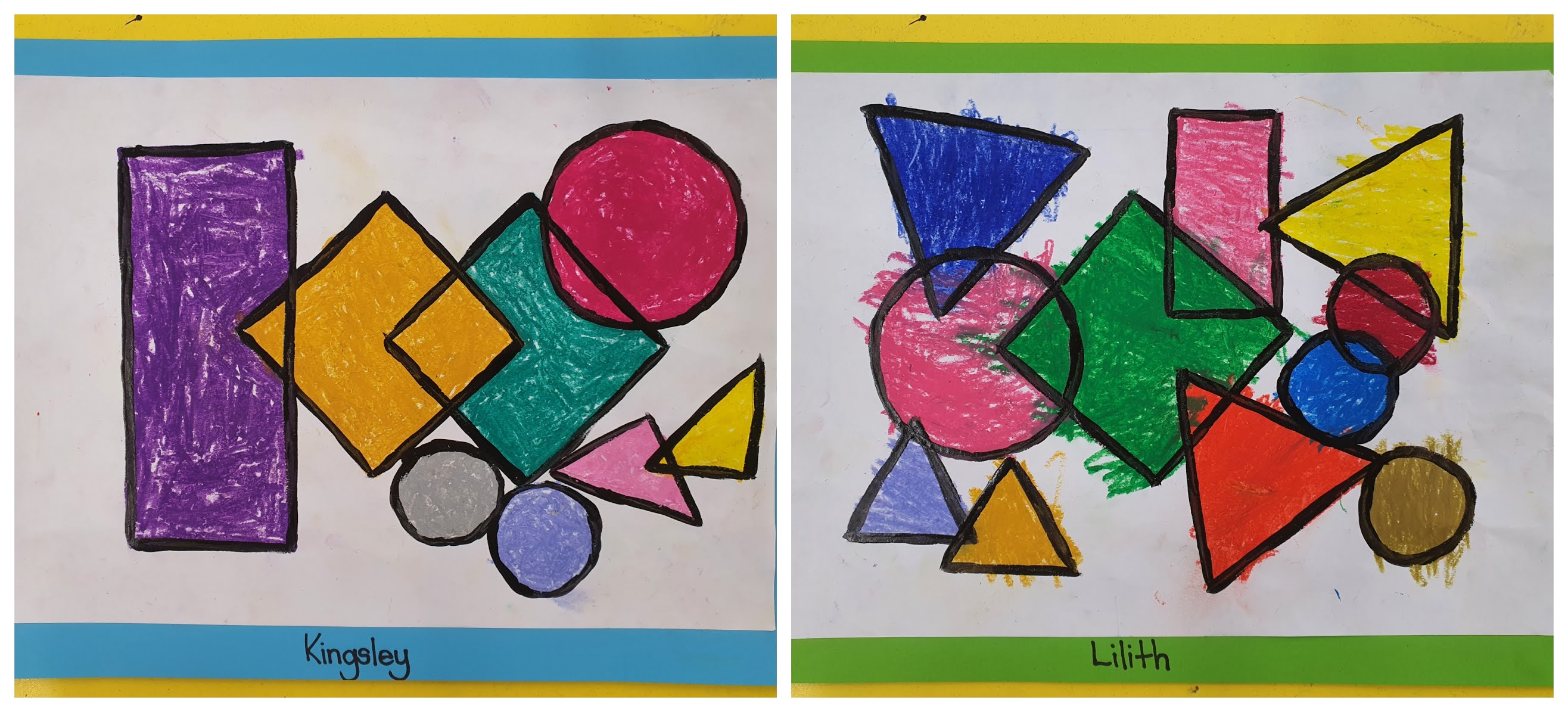 Room 5 - WHPS: Shape Collage Art