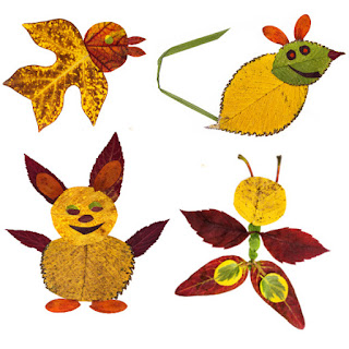 Leaf Animal Collages