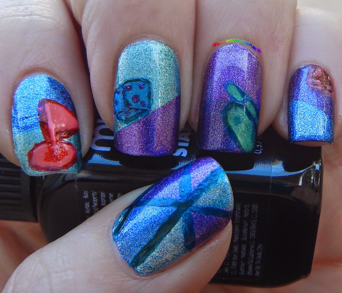 Il Mio Beauty Case: [MyBGGGNails] #01 - RisiKo! (Risk) Nail Art