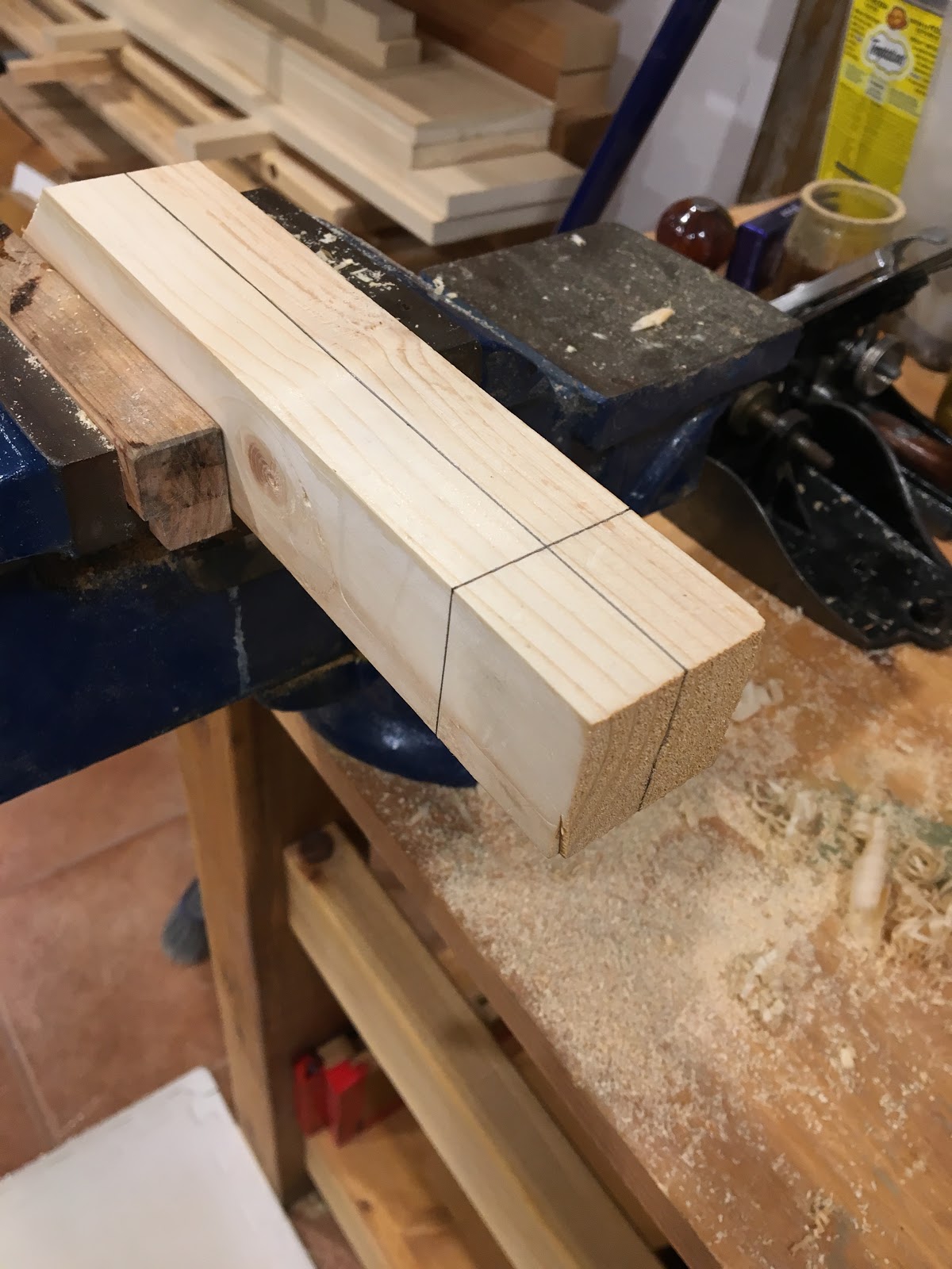 The Off-grid Wood Butcher: Hand brace wall support