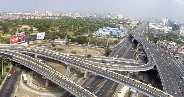 EDSA day and night: EDSA Expressway