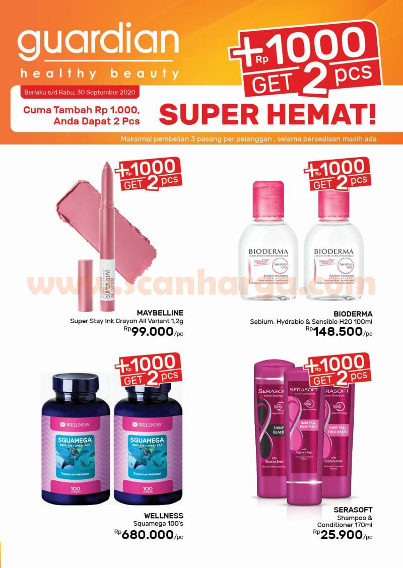 Katalog Promo Guardian Terbaru 17 - 30 September 2020 - scanharga ...