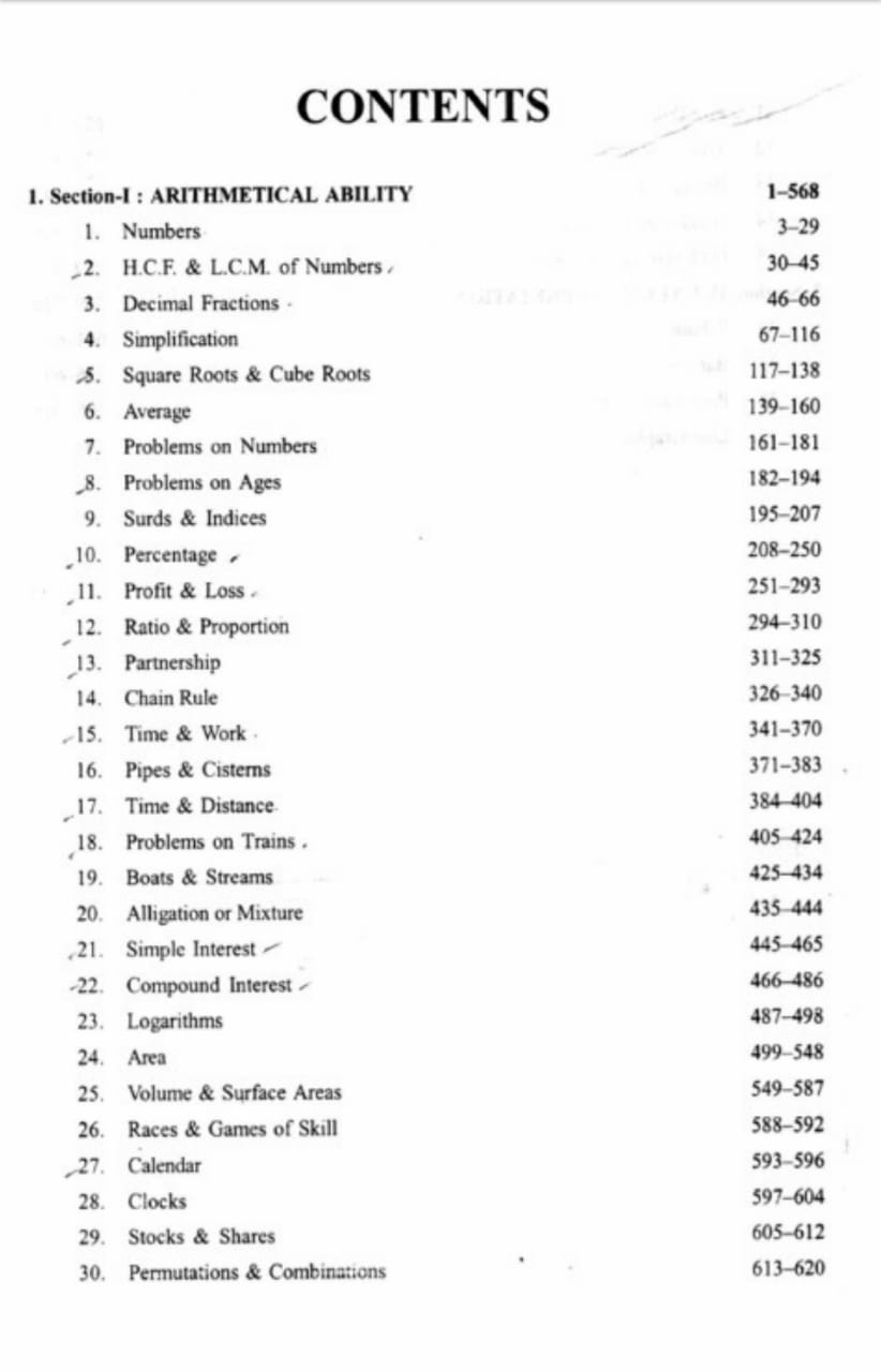 Quantitative Aptitude - R S Aggarwal