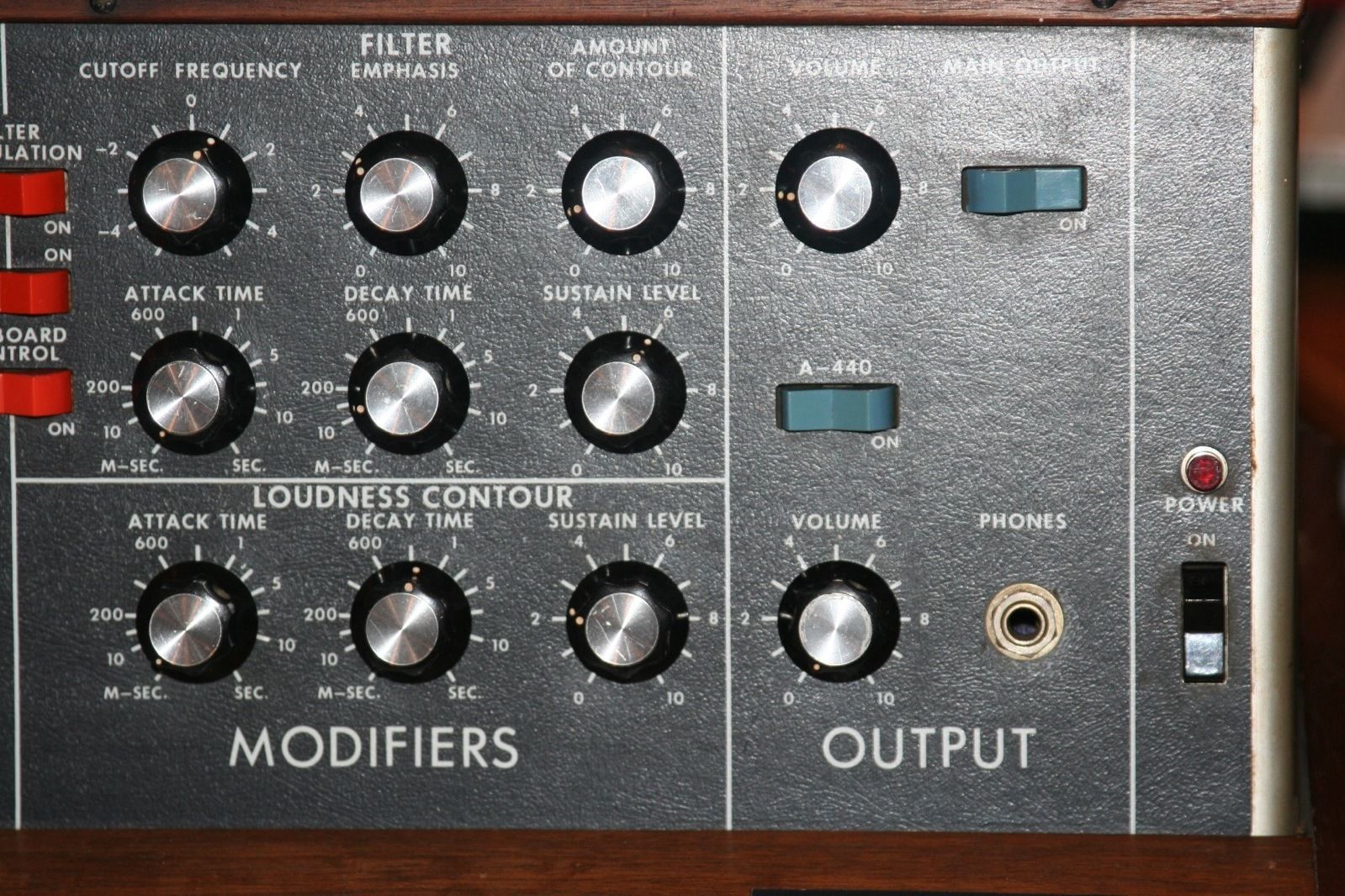 MATRIXSYNTH: MINIMOOG MODEL D VINTAGE SYNTHESIZER EARLY OSCILLATOR ...