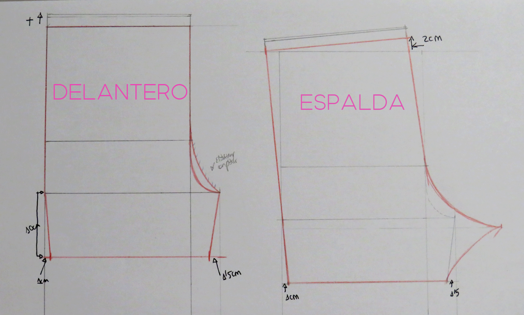 Cómo hacer el patrón de short con elástico en la cintura - Alejandra ...