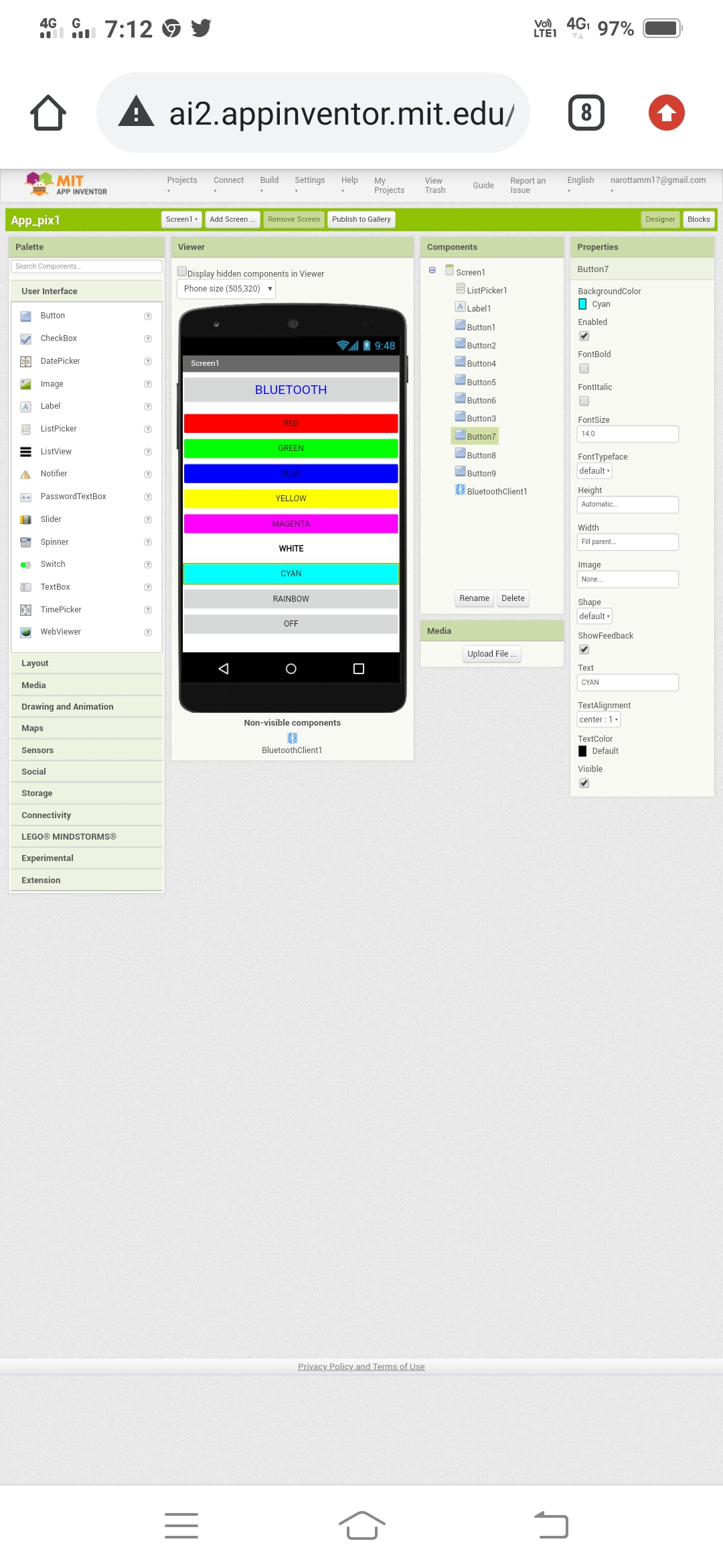 Arduino Project #9: WS2812B RGB LED ( Pixel LED ) control with Android ...