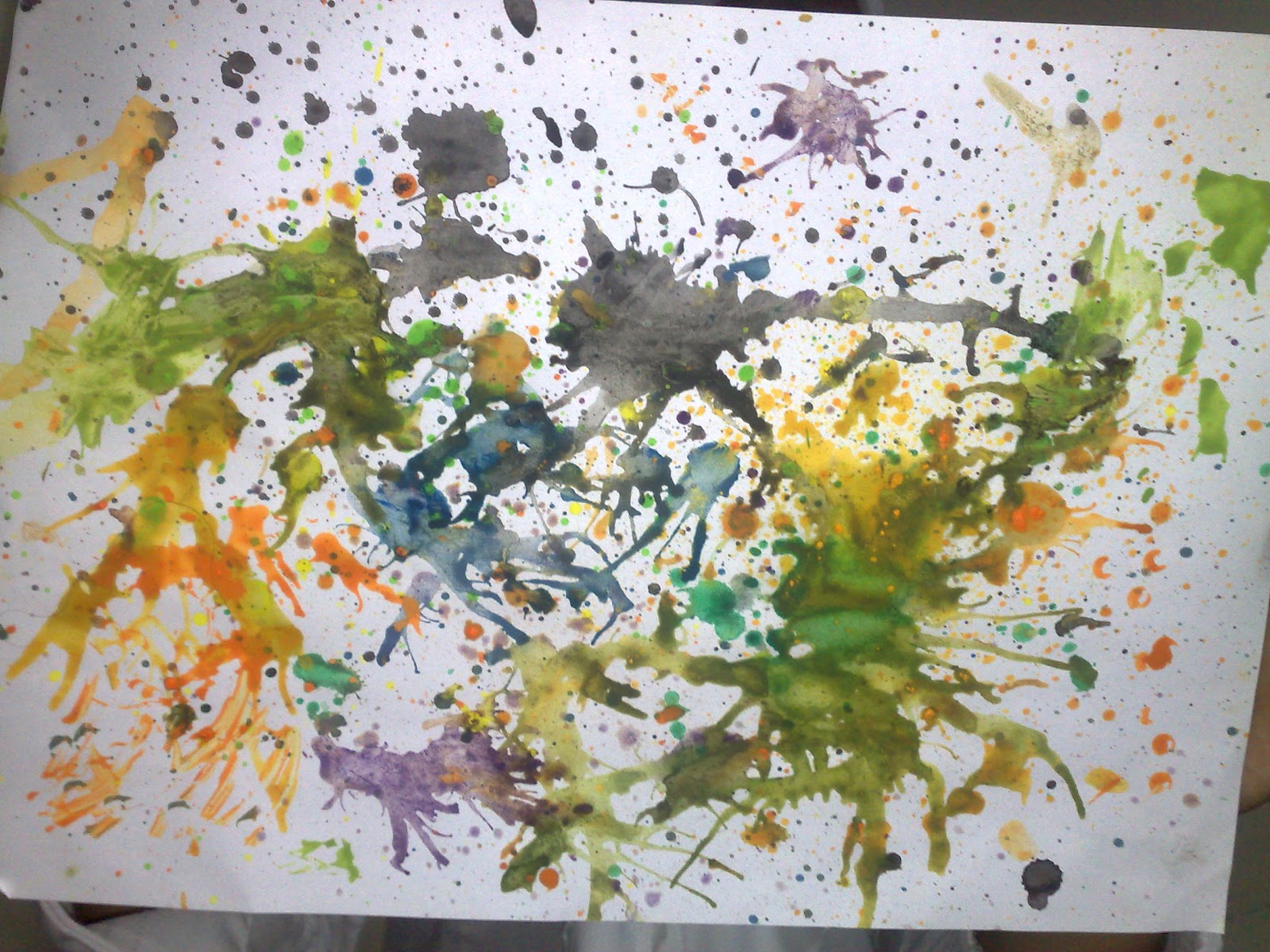 Desain Grafis: Cara melukis dengan Tiupan Sedotan