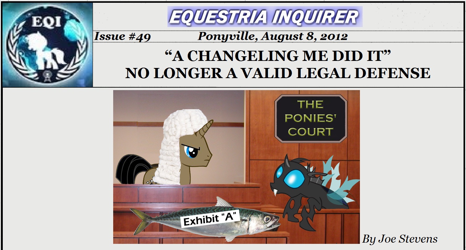 Equestria Daily - MLP Stuff!: Equestria Inquirer #49