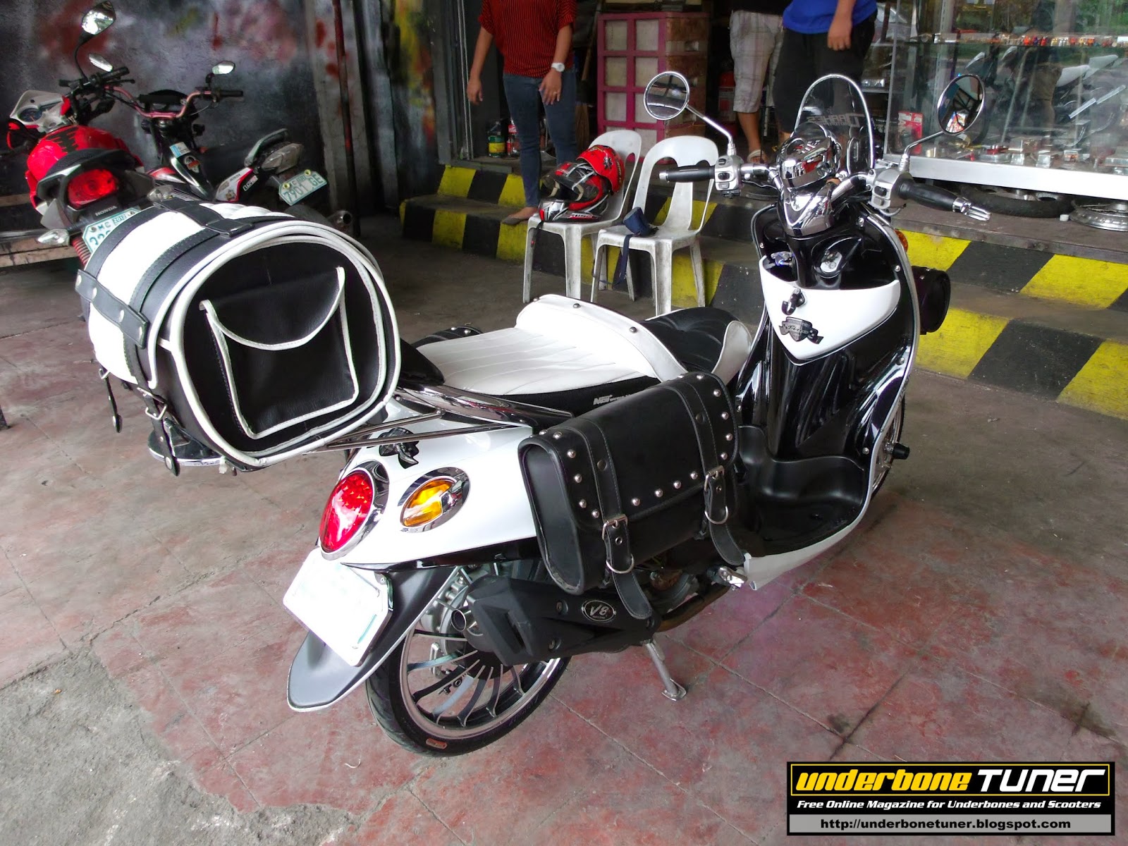 underbone tuner: Featured Bike: Classic Cruiser - Yamaha Fino by Drakes