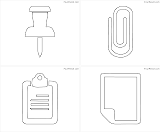 Four Coloring: Free printable Office coloring pages for kids